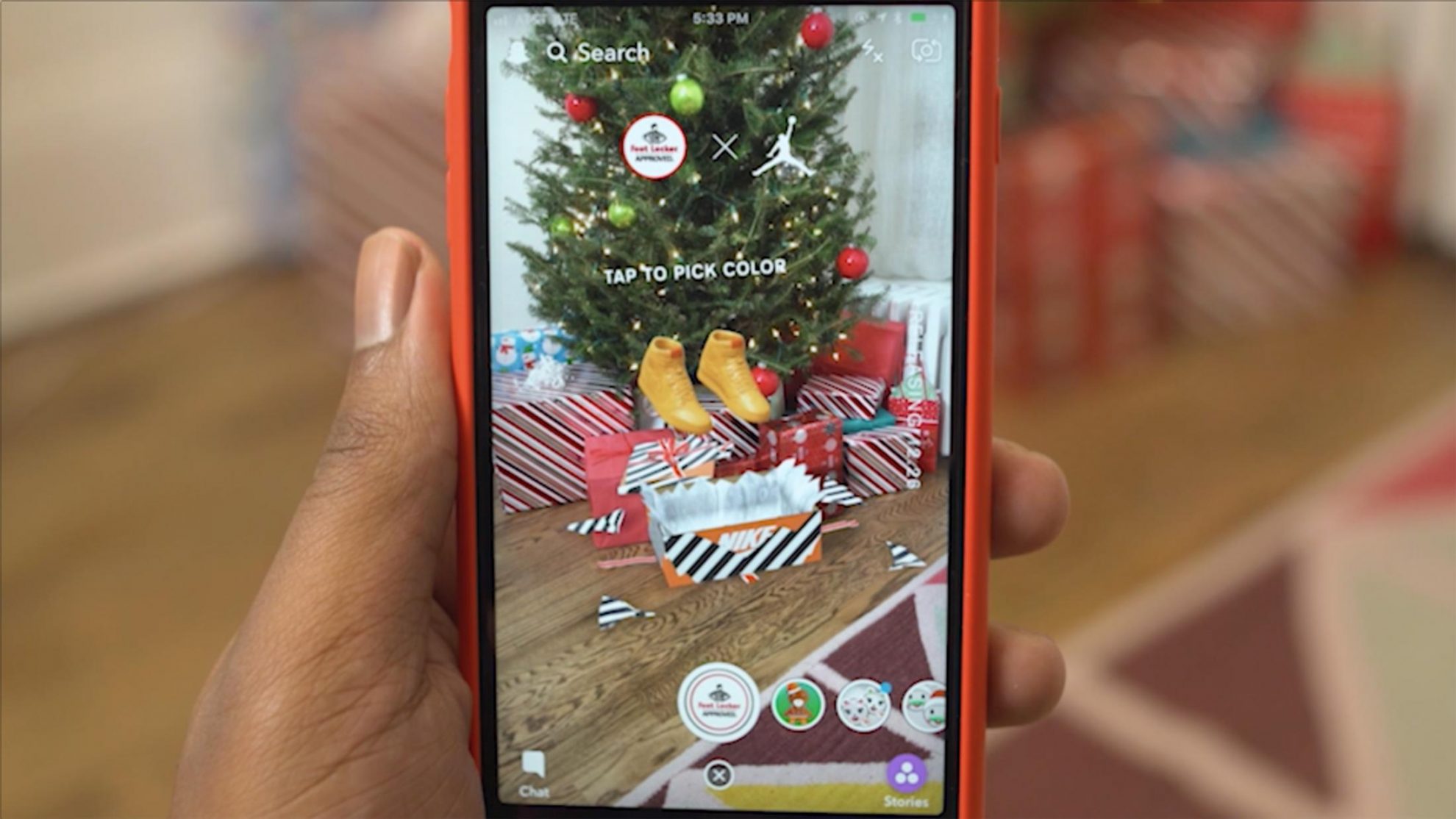 Snapchat & Foot Locker proposent un unboxing en réalité augmentée