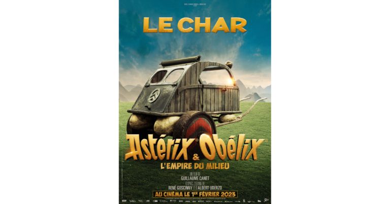 Citroën transforme sa 2 CV en char pour le film Astérix et Obélix