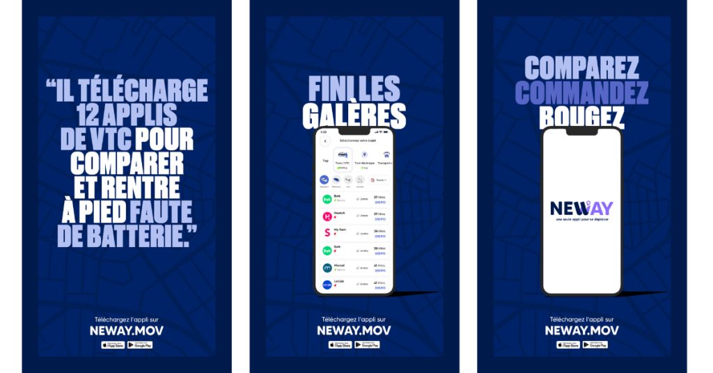 Razorfish France accompagne NEWAY, l'appli de mobilité tout-en-un